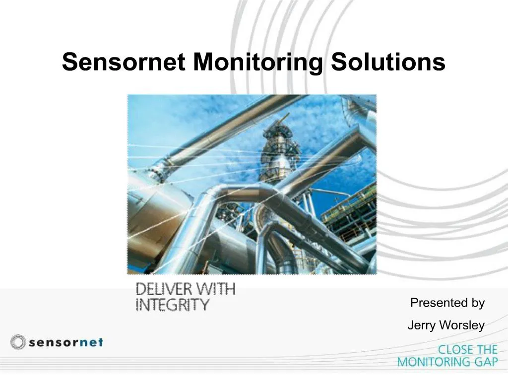 PPT - Sensornet Monitoring Solutions PowerPoint Presentation, free download - ID:181266