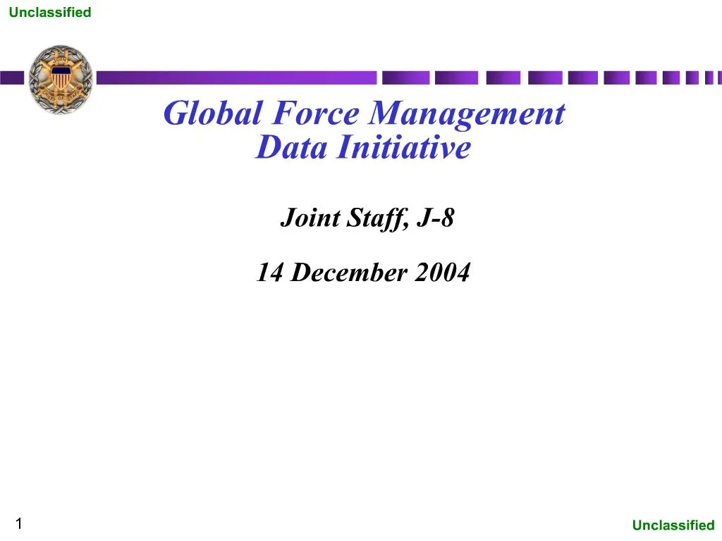 PPT - Global Force Management Data Initiative PowerPoint Presentation ...