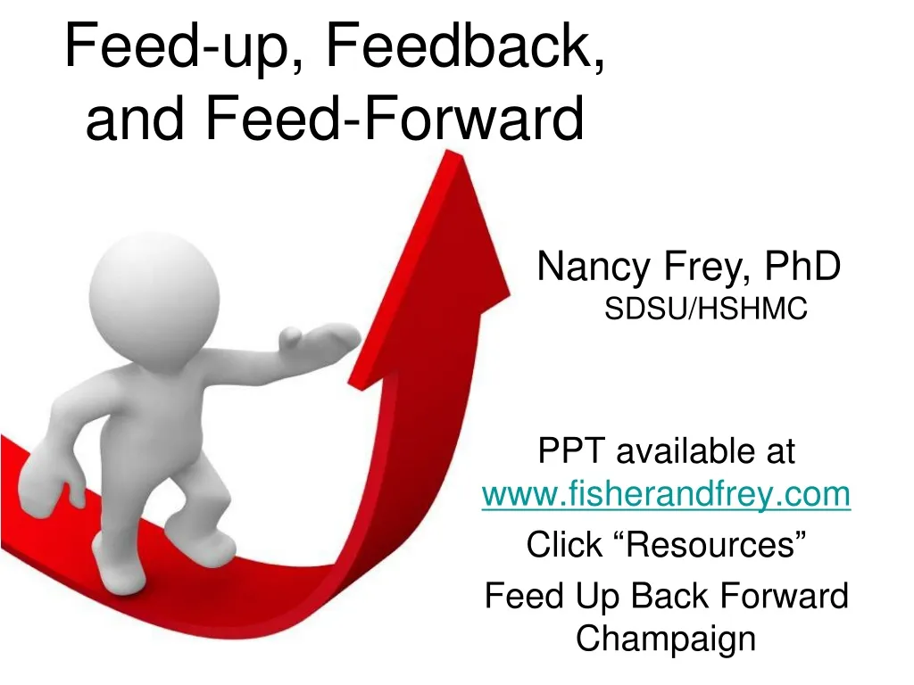 PPT - Feed-up, Feedback, and Feed-Forward PowerPoint Presentation, free ...