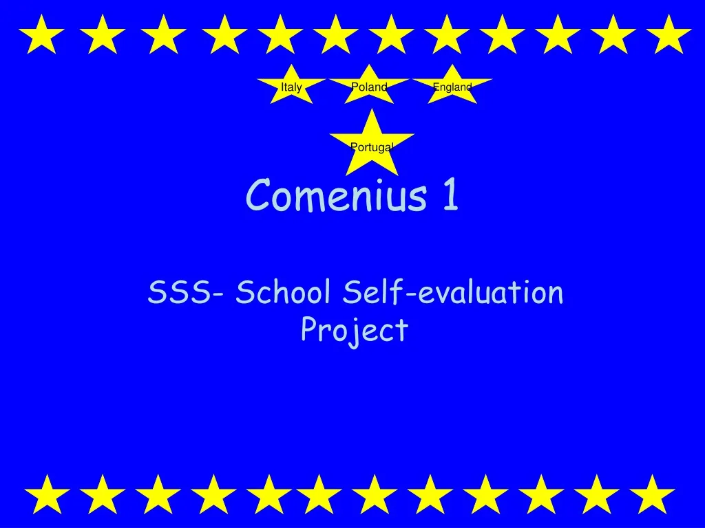 PPT - Comenius 1 PowerPoint Presentation, free download - ID:182992