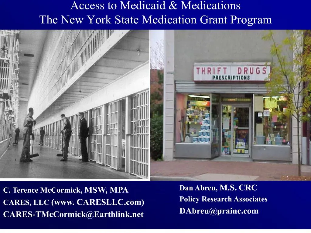 PPT - Access to Medicaid Medications The New York State Medication ...