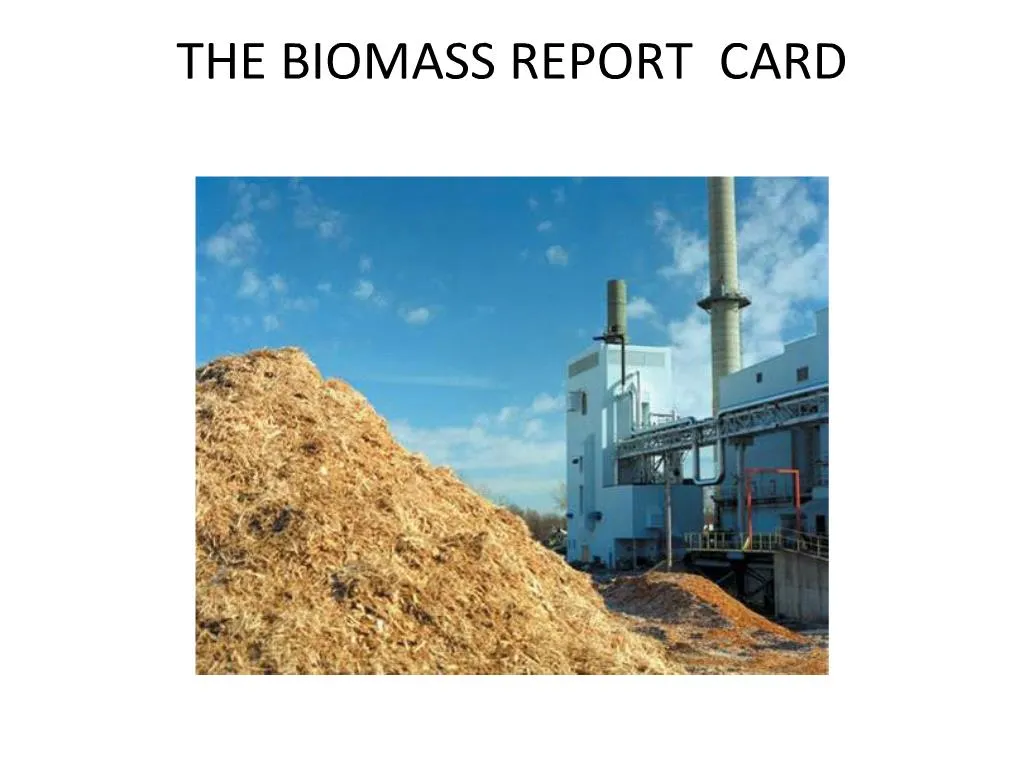 PPT - THE BIOMASS REPORT CARD PowerPoint Presentation, free download ...