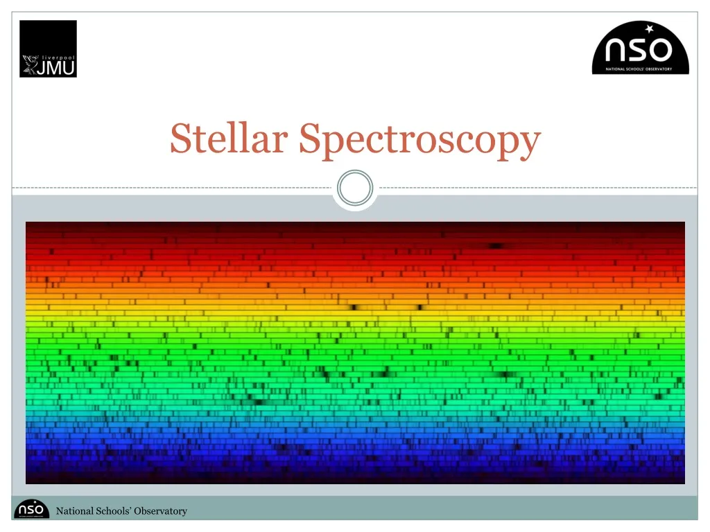 PPT - Stellar Spectroscopy PowerPoint Presentation, free download - ID ...