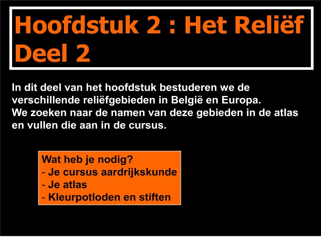 PPT - Hoofdstuk 2 : Het Reli PowerPoint Presentation, free download - ID:190379