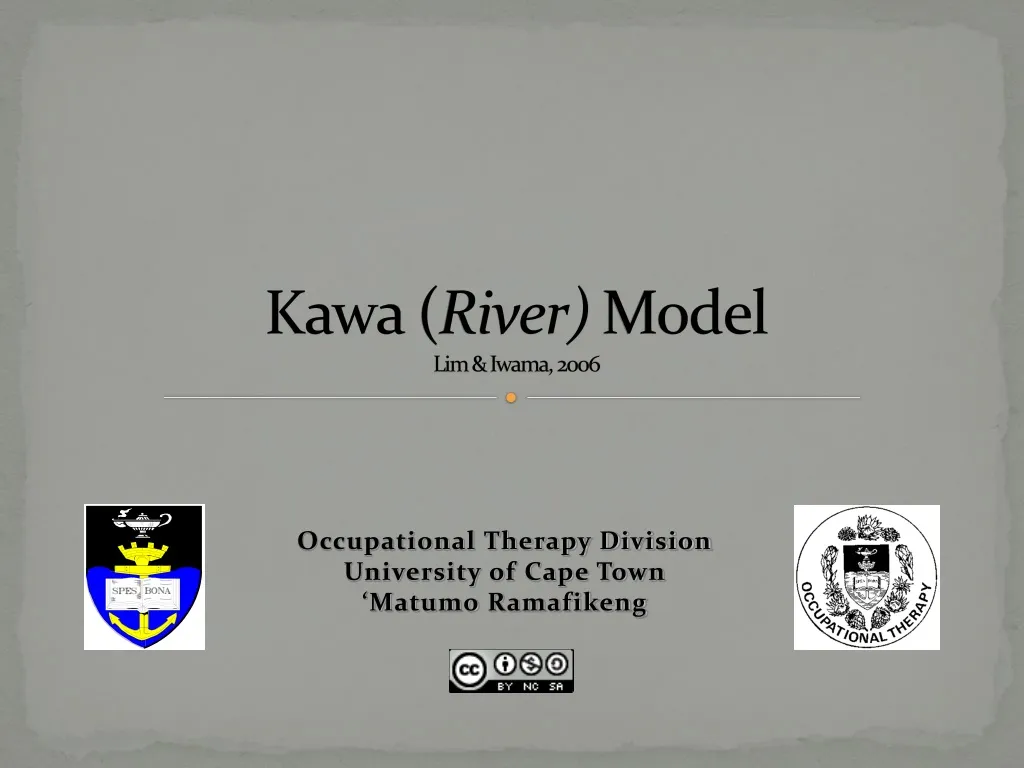 PPT - Kawa ( River) Model Lim & Iwama , 2006 PowerPoint Presentation ...
