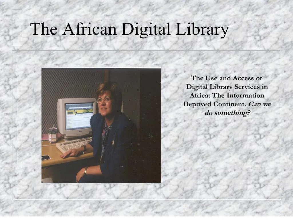 PPT - The African Digital Library PowerPoint Presentation, free ...