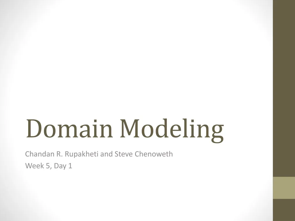 PPT - Domain Modeling PowerPoint Presentation, free download - ID:196221