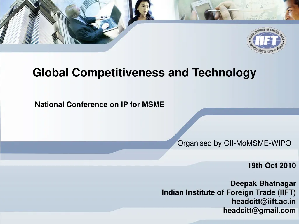 PPT - Global Competitiveness and Technology PowerPoint Presentation ...