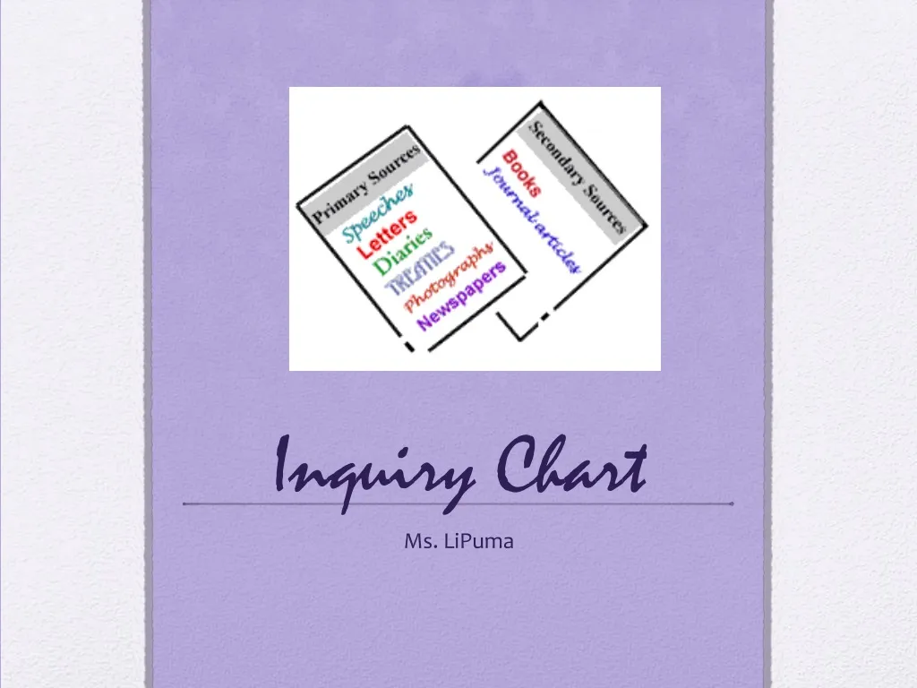 PPT - Inquiry Chart PowerPoint Presentation, free download - ID:200027