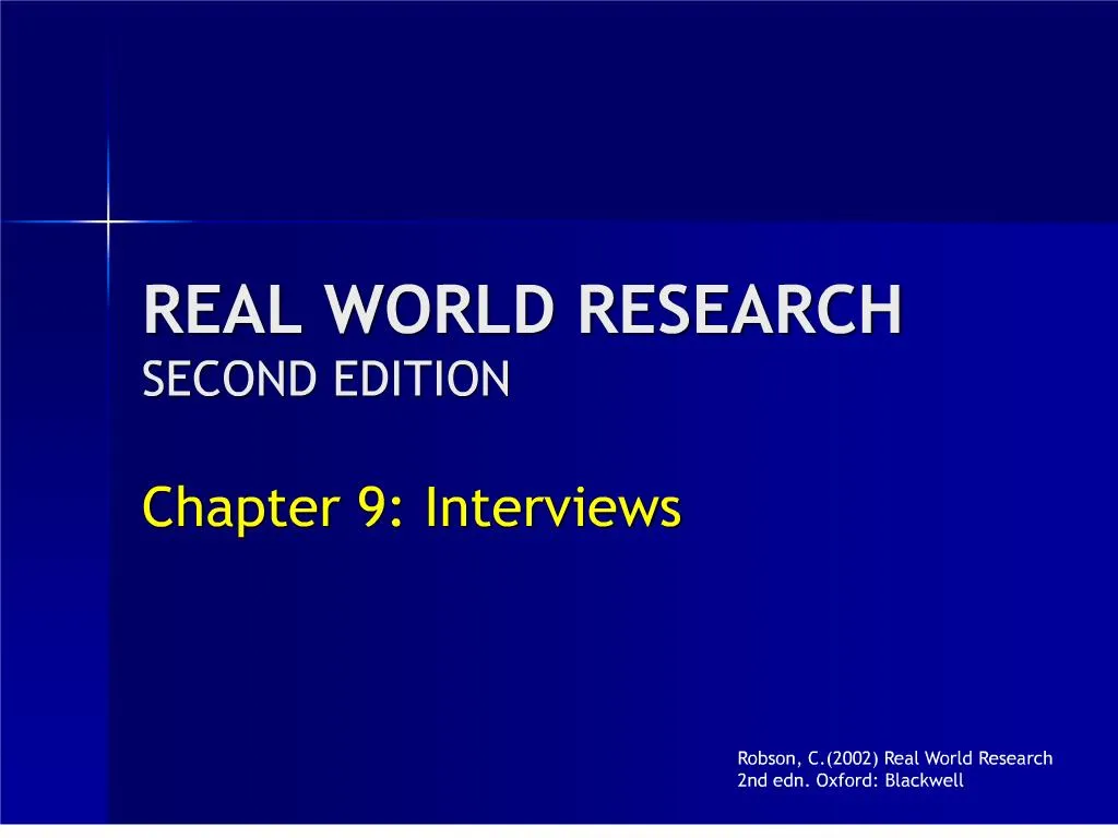 PPT - REAL WORLD RESEARCH SECOND EDITION PowerPoint Presentation, free ...