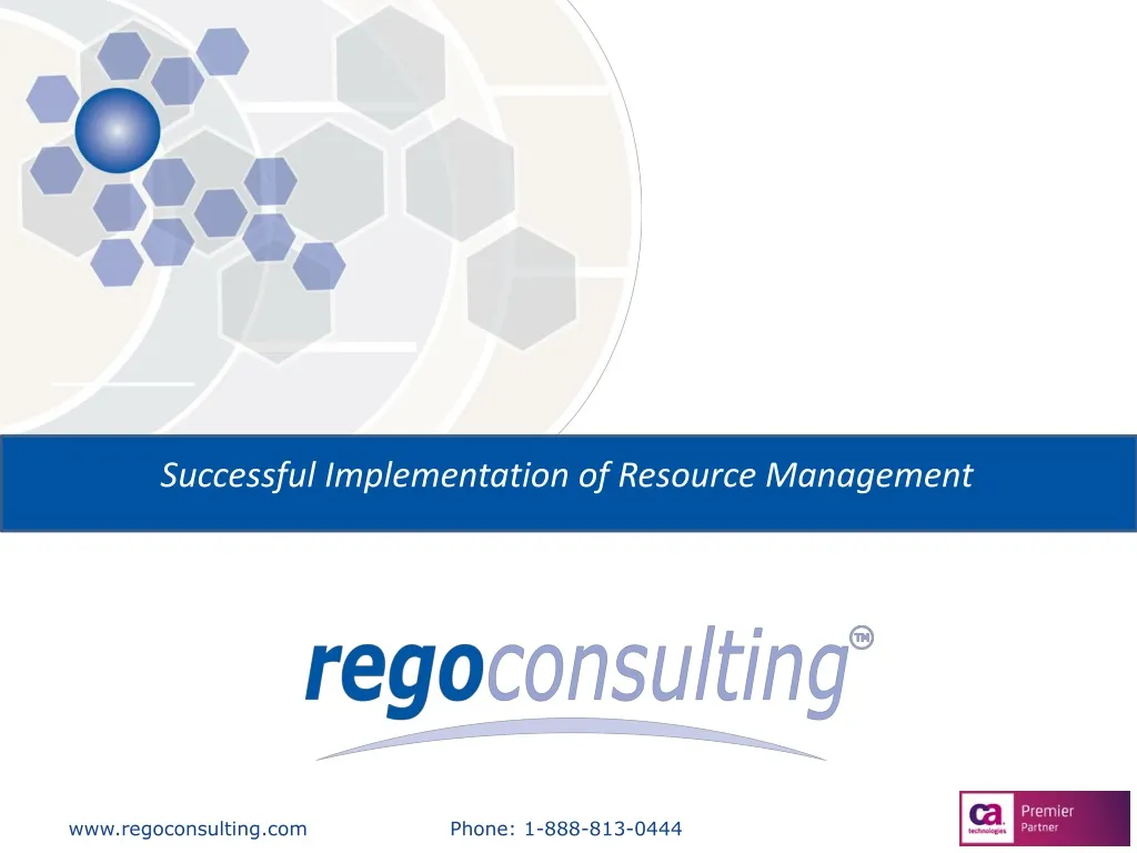 PPT - Successful Implementation of Resource Management PowerPoint ...