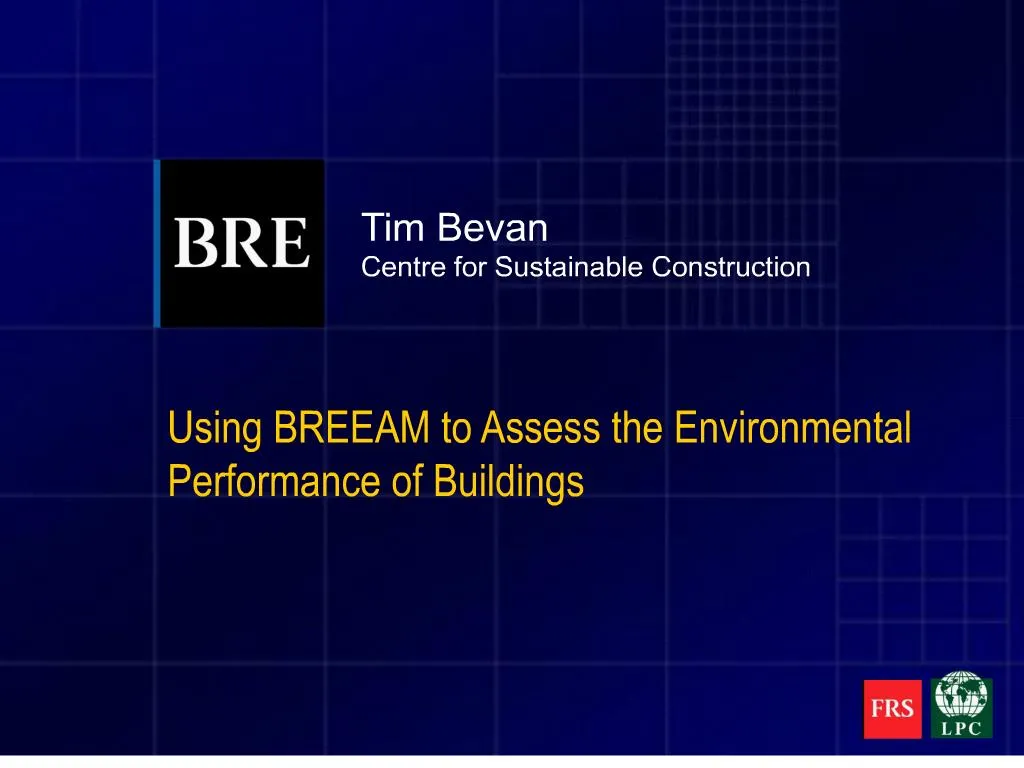 PPT - General BREEAM presentation PowerPoint Presentation, free ...