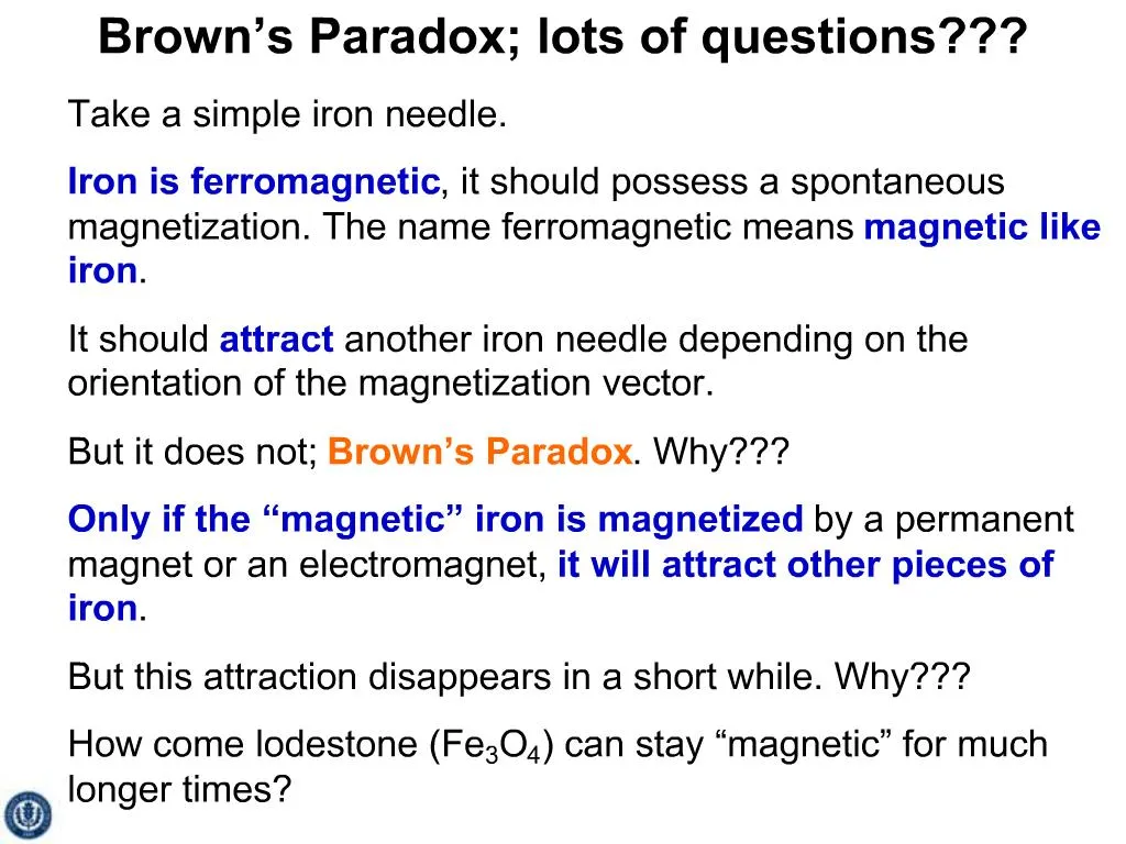 PPT - Brown s Paradox; lots of questions PowerPoint Presentation, free ...