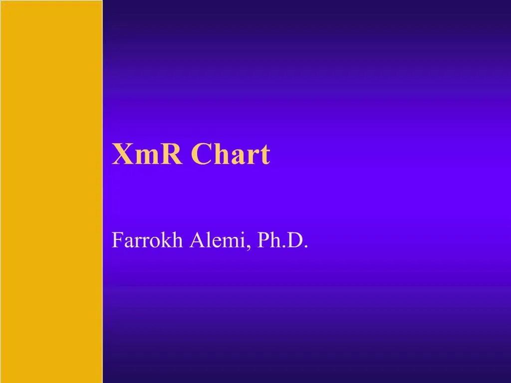 PPT - XmR Chart PowerPoint Presentation, free download - ID:228092