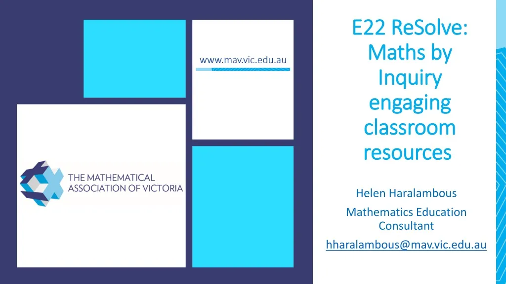 PPT - E22 ReSolve : Maths by Inquiry engaging classroom resources ...