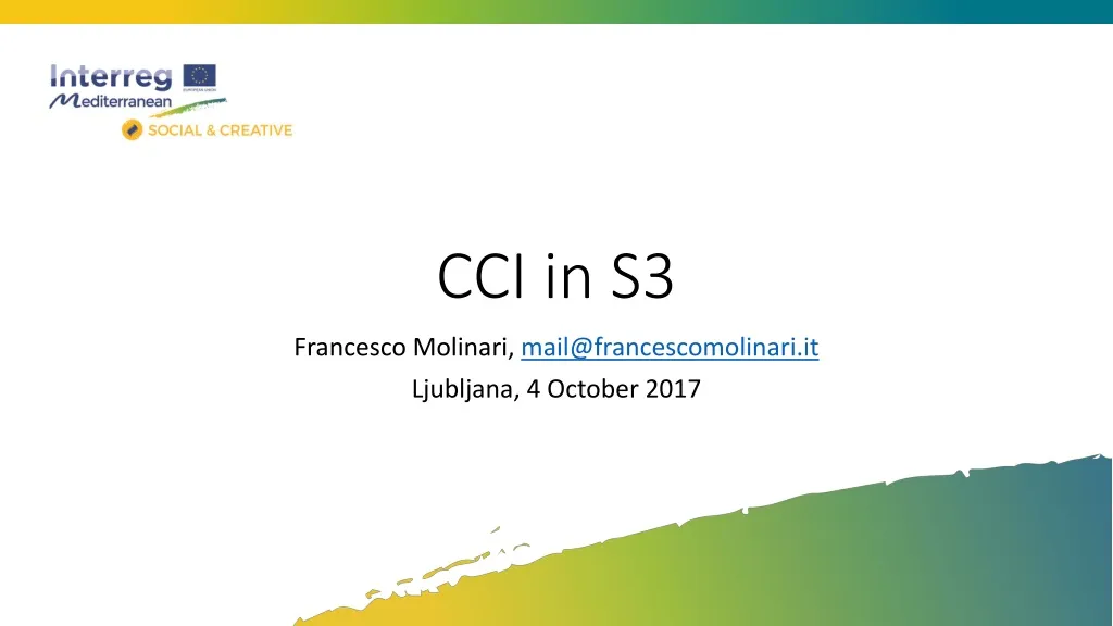 PPT - CCI in S3 PowerPoint Presentation, free download - ID:229669
