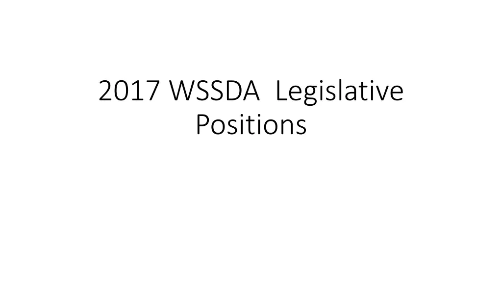 PPT - 2017 WSSDA Legislative Positions PowerPoint Presentation, free ...