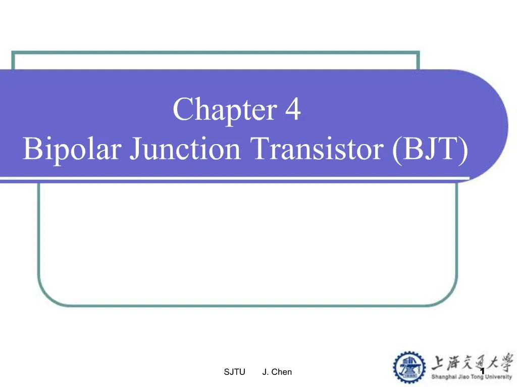 PPT - Chapter 4 Bipolar Junction Transistor BJT PowerPoint Presentation - ID:233924