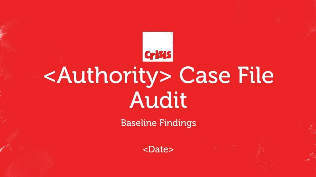 PPT - Case File Audit PowerPoint Presentation, free download - ID:236805