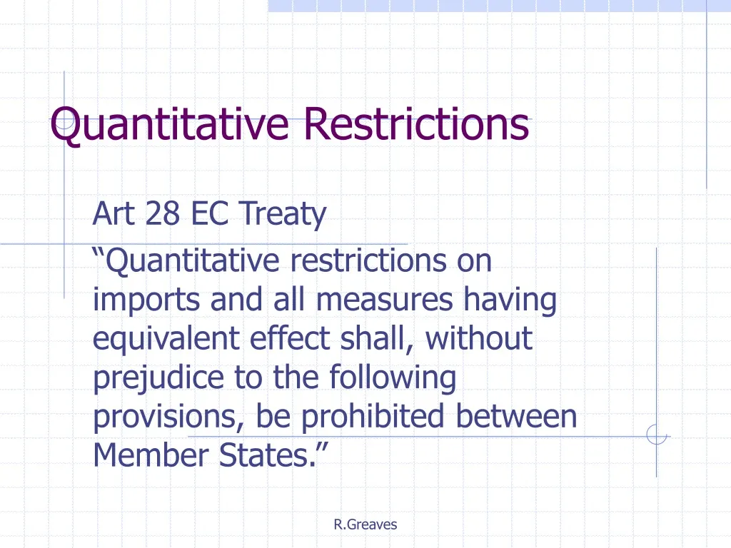 PPT - Quantitative Restrictions PowerPoint Presentation, free download ...