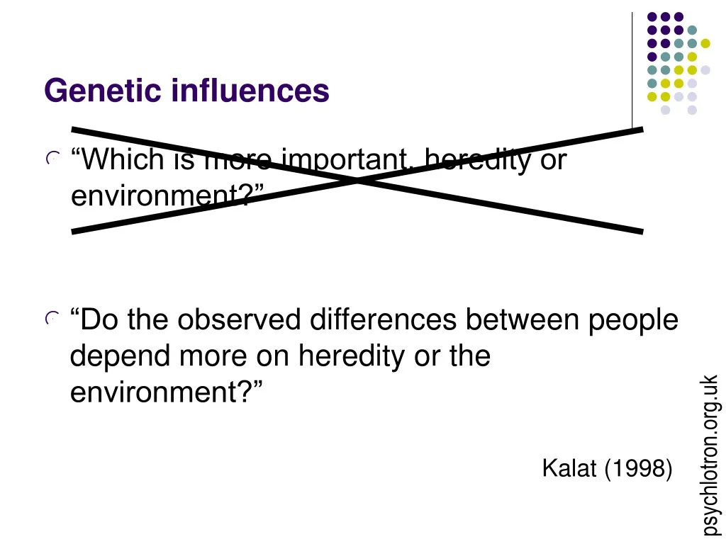 PPT - Genetic influences PowerPoint Presentation, free download - ID:238637