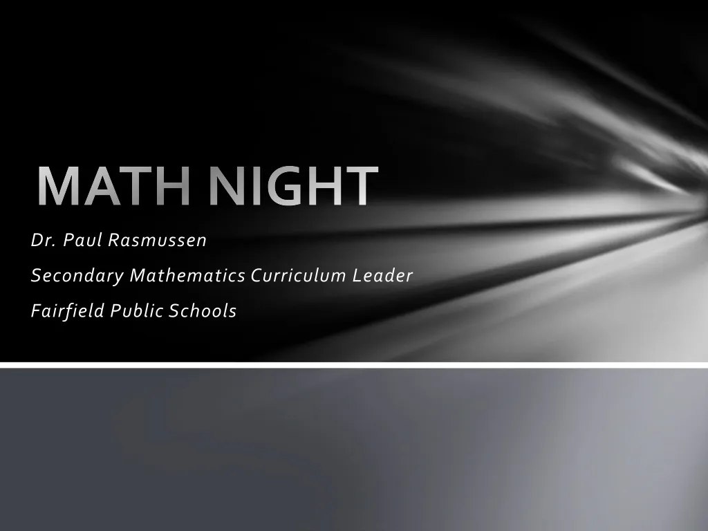 PPT - MATH NIGHT PowerPoint Presentation, free download - ID:239447