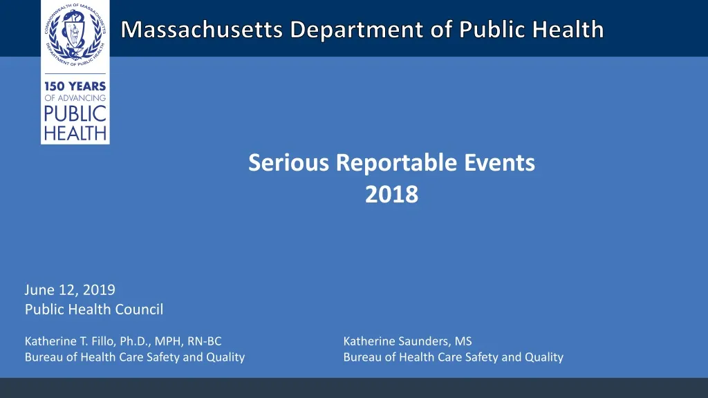 PPT - Serious Reportable Events 2018 PowerPoint Presentation, free ...