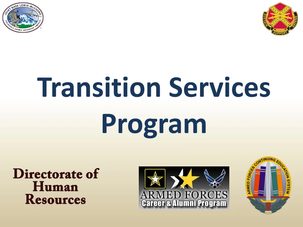 PPT - Transition Services Program PowerPoint Presentation, free ...