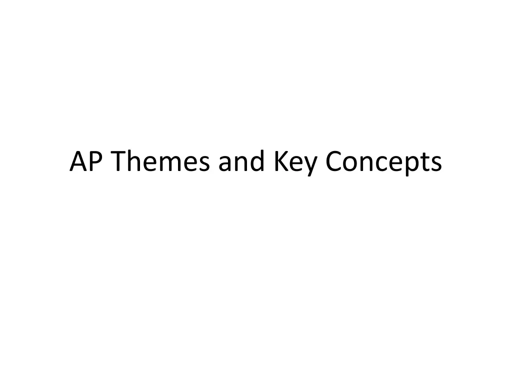 PPT - AP Themes and Key Concepts PowerPoint Presentation, free download ...