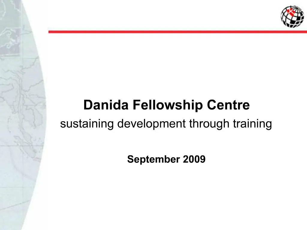 PPT - Danida Fellowship Centre sustaining development through training ...