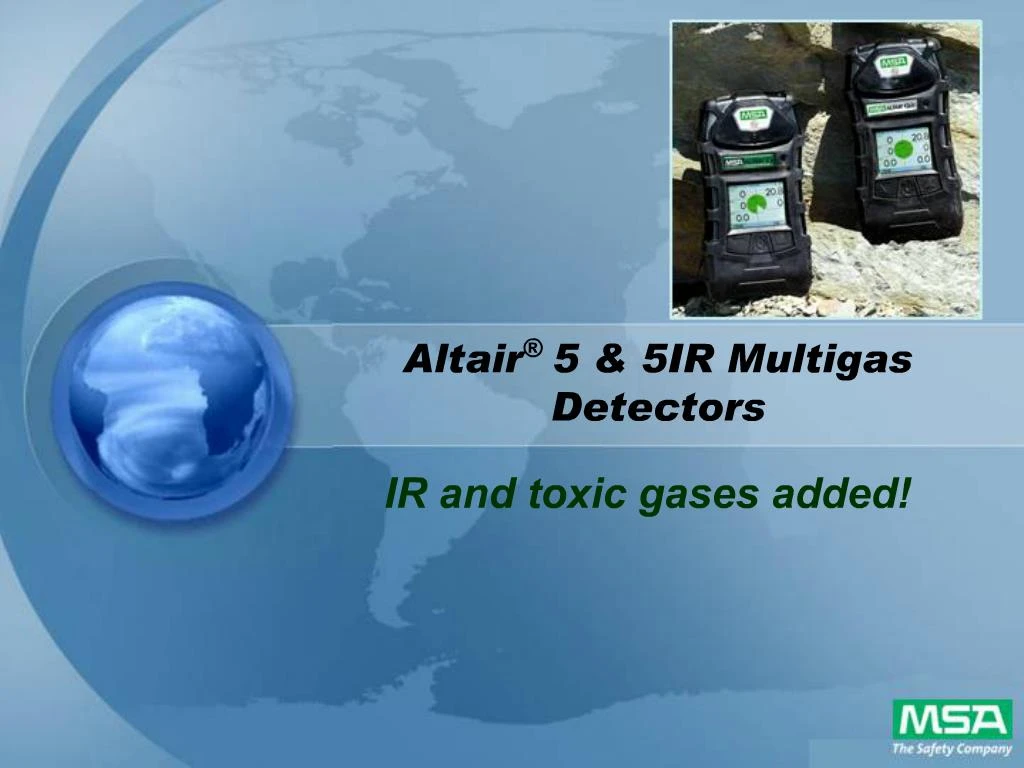 PPT - Altair 5 5IR Multigas Detectors PowerPoint Presentation, free ...
