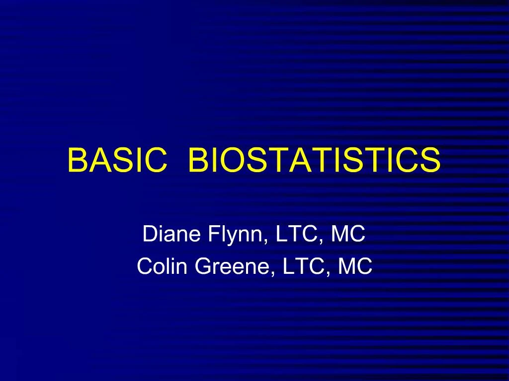 PPT - BASIC BIOSTATISTICS PowerPoint Presentation, free download - ID ...