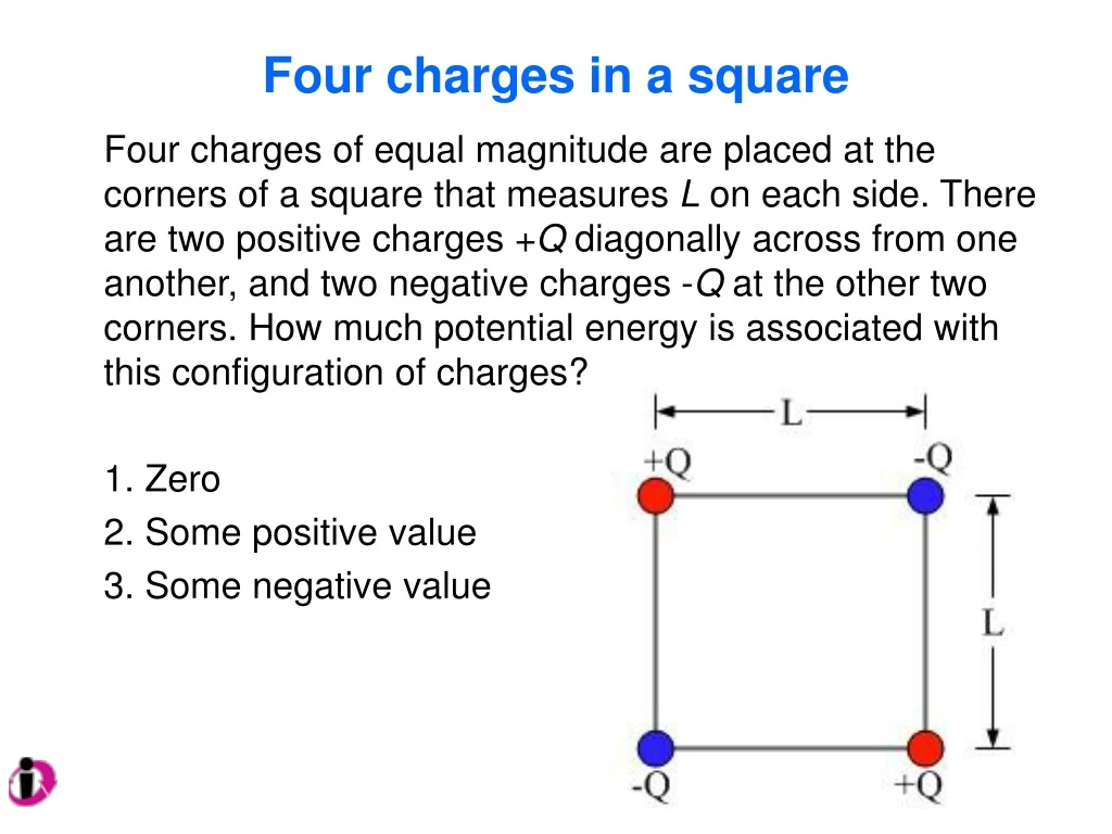 PPT - Four charges in a square PowerPoint Presentation, free download ...