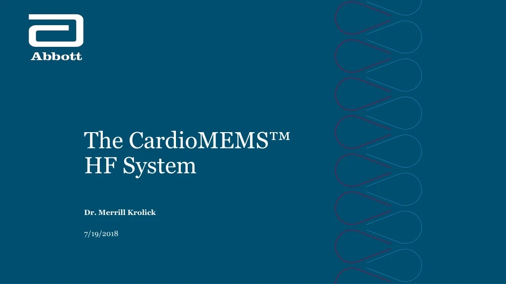 PPT - The CardioMEMS ™ HF System PowerPoint Presentation, free download ...