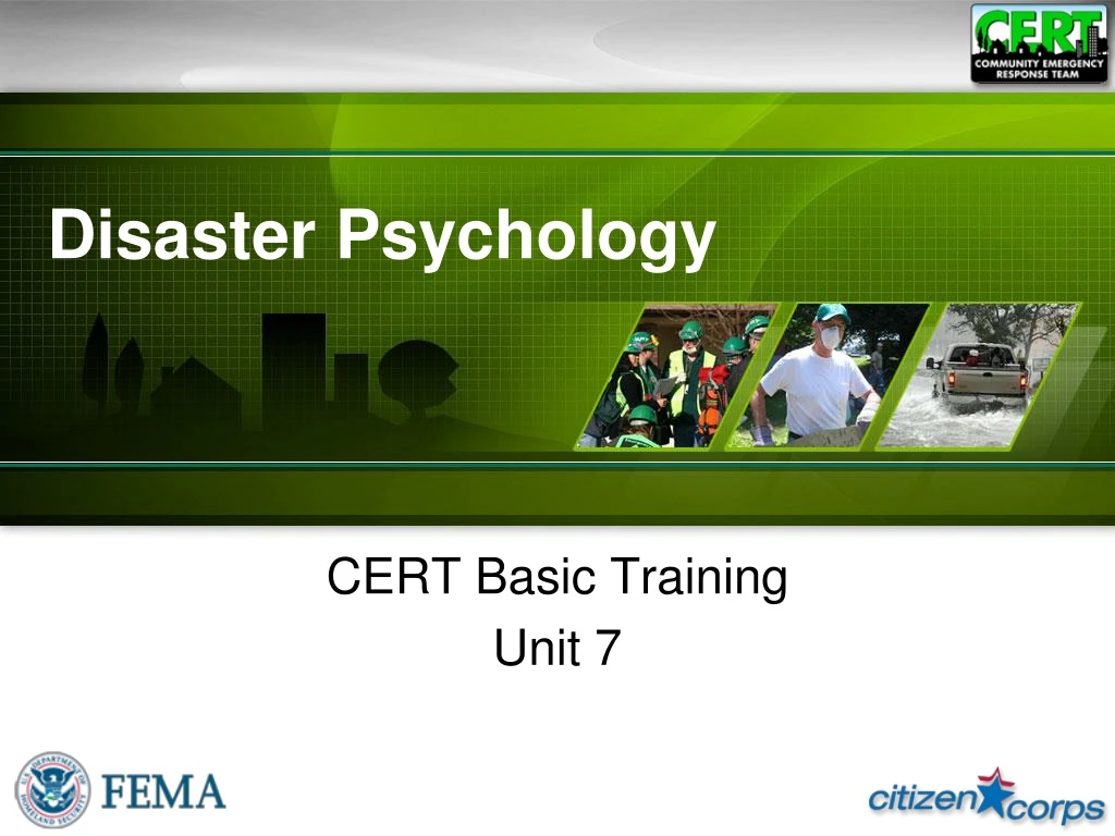 PPT - Disaster Psychology PowerPoint Presentation, free download - ID:2598