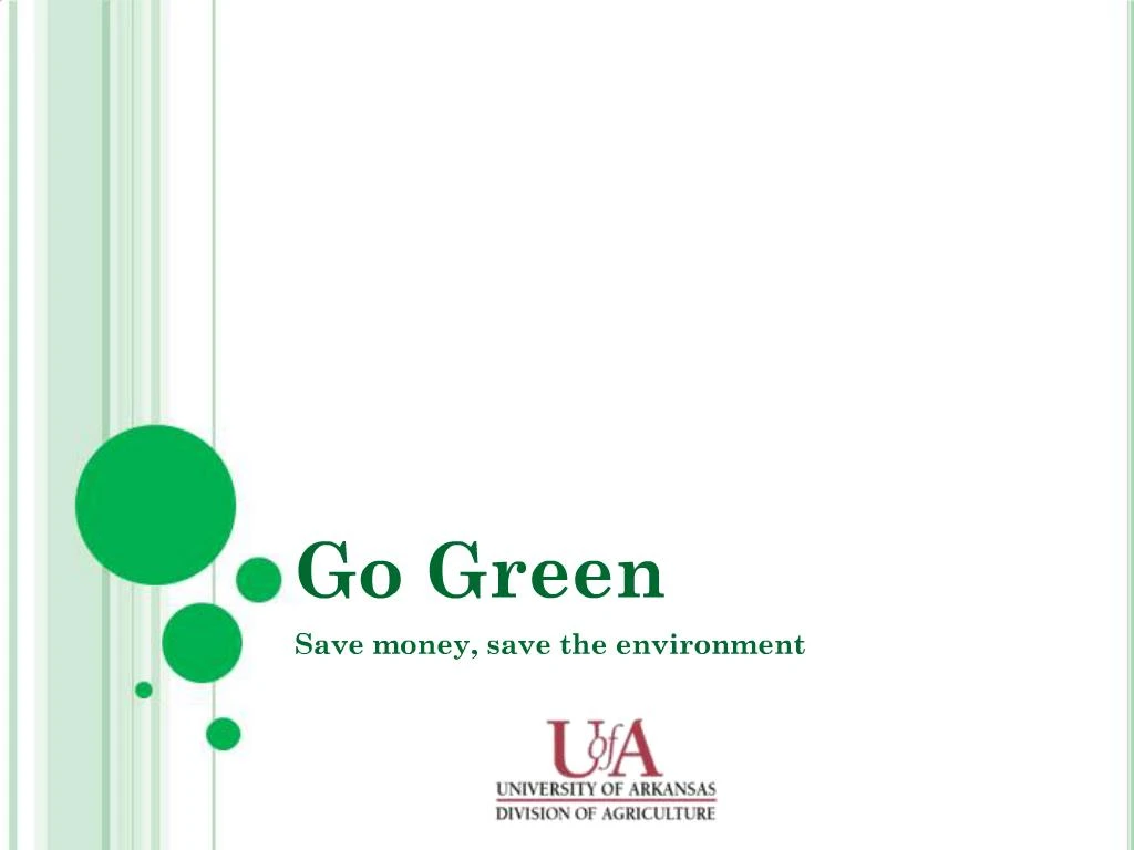 PPT - Go Green PowerPoint Presentation, free download - ID:261491
