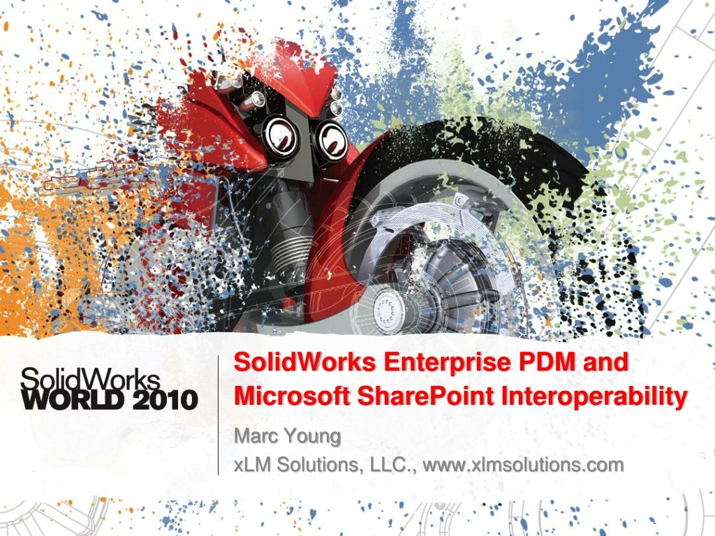 PPT - SolidWorks Enterprise PDM and Microsoft SharePoint Interoperability PowerPoint ...