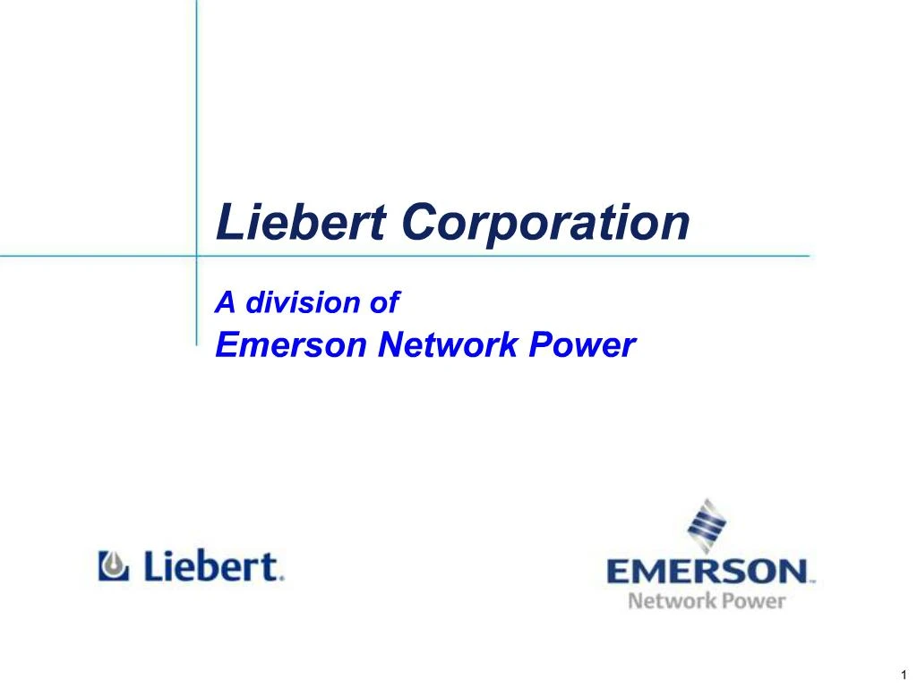 PPT - Liebert Corporation PowerPoint Presentation, free download - ID ...