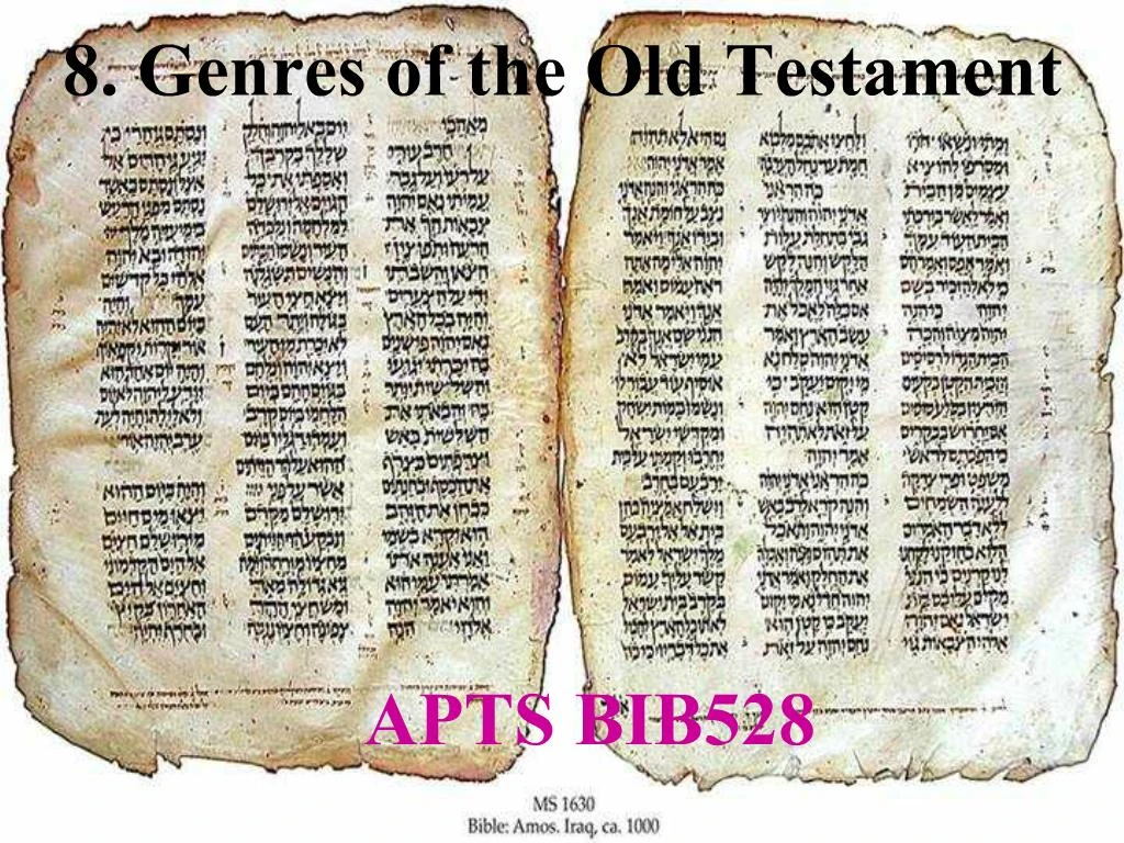 PPT - 8. Genres of the Old Testament PowerPoint Presentation, free ...