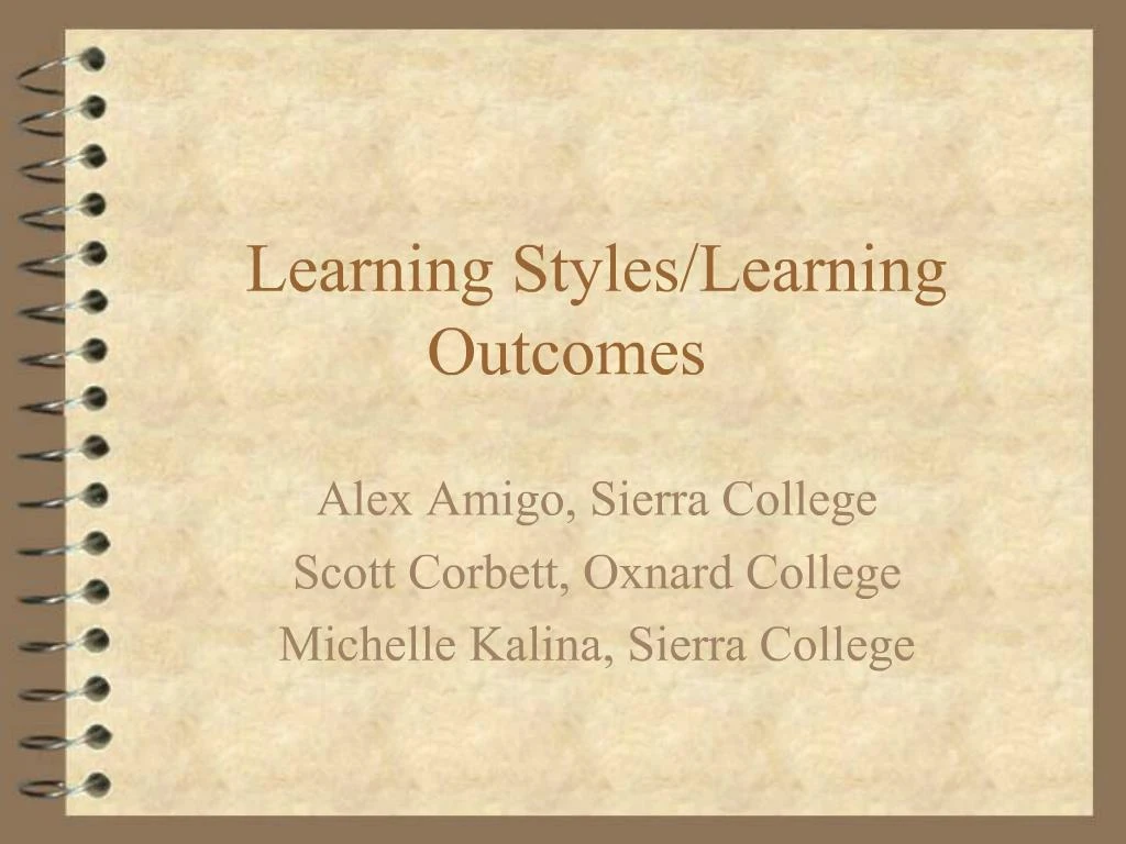 PPT - Learning Styles PowerPoint Presentation, free download - ID:272186