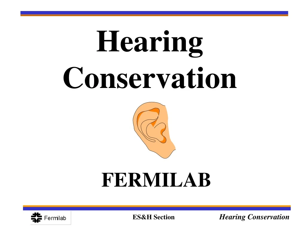 PPT - Hearing Conservation PowerPoint Presentation, free download - ID ...