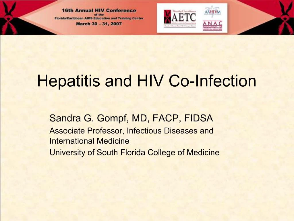 PPT - Hepatitis and HIV Co-Infection PowerPoint Presentation, free ...