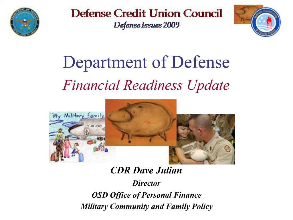 PPT - Department of Defense Financial Readiness Update CDR Dave Julian ...