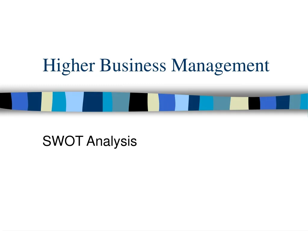 PPT - Higher Business Management PowerPoint Presentation, free download ...