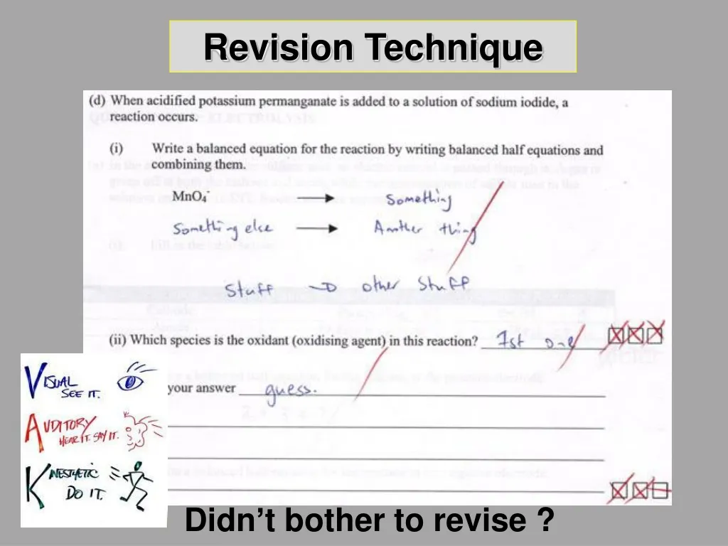PPT - Revision Technique PowerPoint Presentation, free download - ID:289707