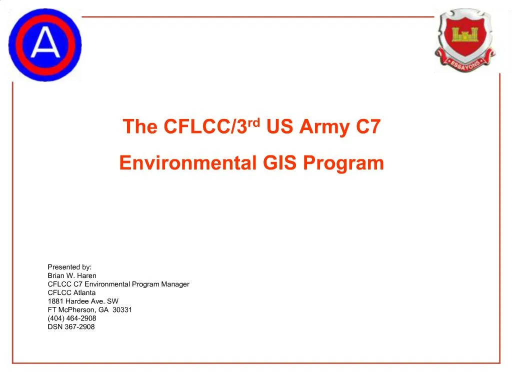 PPT - The CFLCC PowerPoint Presentation, free download - ID:290221
