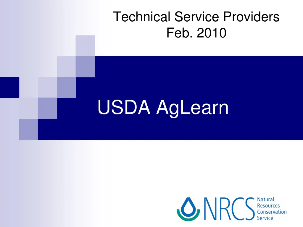PPT - USDA AgLearn PowerPoint Presentation, free download - ID:291095