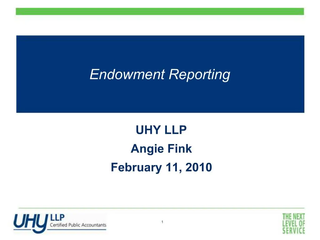 PPT - Endowment Reporting PowerPoint Presentation, free download - ID ...