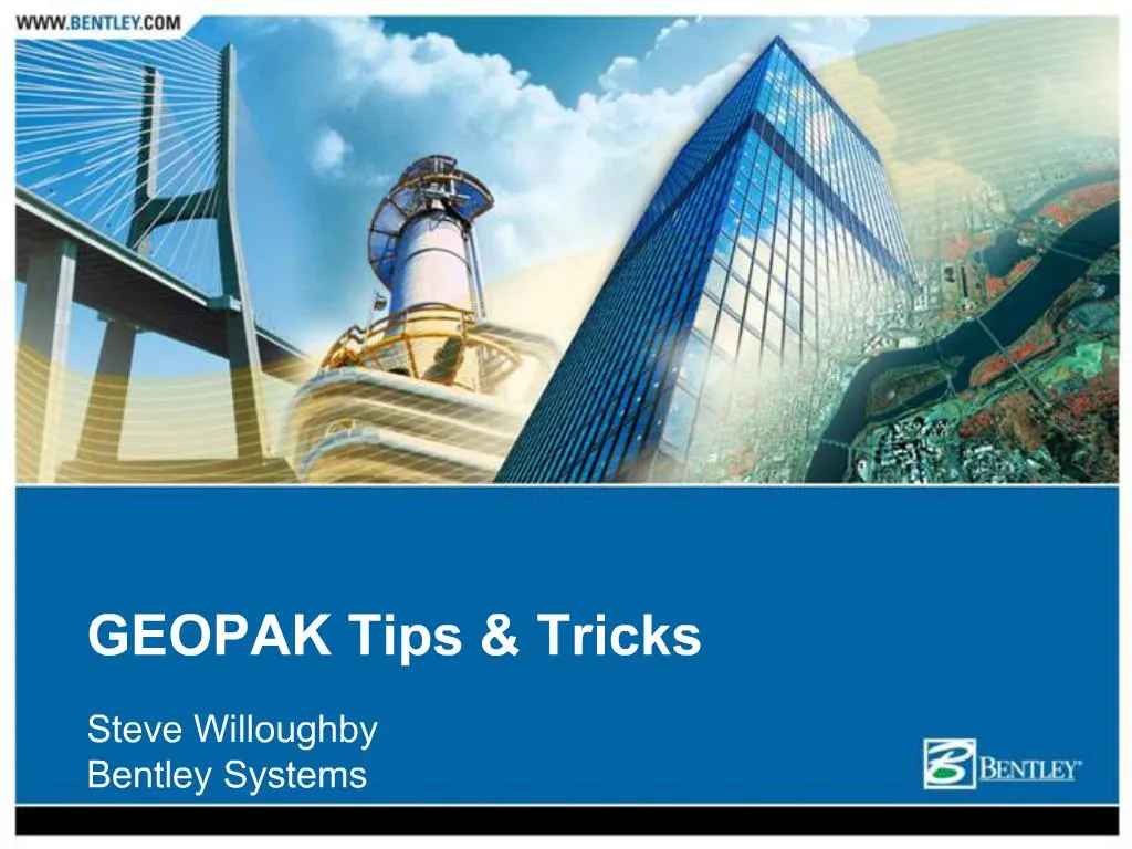 PPT - GEOPAK Tips Tricks PowerPoint Presentation, free download - ID:292910