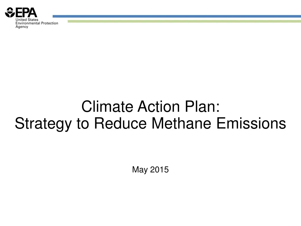 PPT - Climate Action Plan: Strategy to Reduce Methane Emissions ...